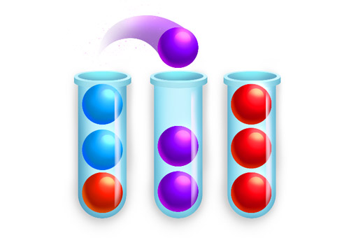 Online Games on game.bibliothque.com — Let's play Ball sort Color